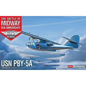 Academy 1/72 US Navy Air Corps PBY-5A Operation Catalina Midway Plastic Model 12573