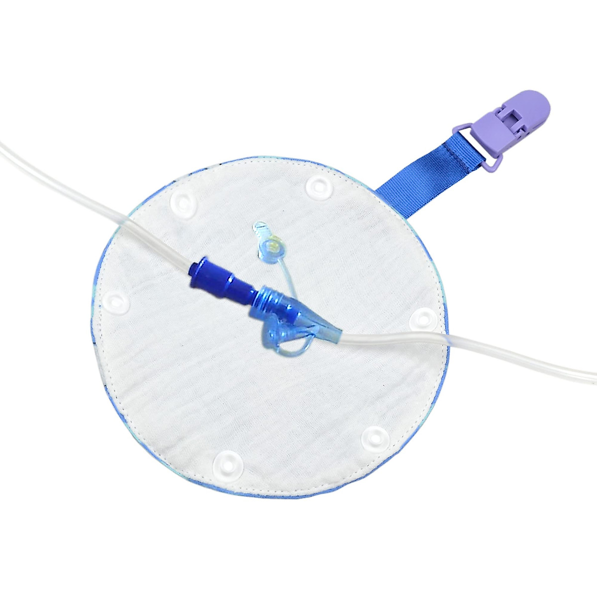 2 Pack Feeding Tube Port Cover with Clip for G-Tube PEG or J Tube Connection Cover