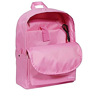 Rockland Classic Laptop Backpack, Pink, Large
