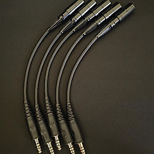 HENGYONGTA 6 Pin Female for Bose A20 Aviation Headset Converts to Helicopter U174 Male Headset Adapter Cable (3.9 INCH / 10CM)