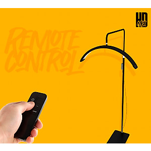 Hi_Friend Eyelash LED Floor Light, Half Moon Lamp for Lash Extension, Lighting for Beauty, Skincare, Lashes, Eyebrows, Filming Content Creation (Black)