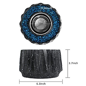 STYDDI Tabletop Fire Pit Bowl, Portable Fire Pit, Mini Fire Pit, Concrete Small Fire Pit, Table Top Rubbing Alcohol Fire Pit Perfect for Indoor, Outdoor, Roasting Marshmallows, S'Mores