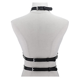 GEM DRILL Fashion Sexy Body Chain Harness Lingerie Gothic Chains for Women Belly Female Bodysuit Bondage Jewelry Festival Girls Fashion Gift for Lover (Metal Color : Coffee)