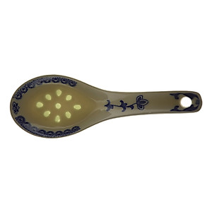 10 Pcs Fine Porcelain Blue and White Rice Pattern Bowls, Cereal Bowls, Rice Bowls with Free 10 Porcelain Spoons Jingdezhen China