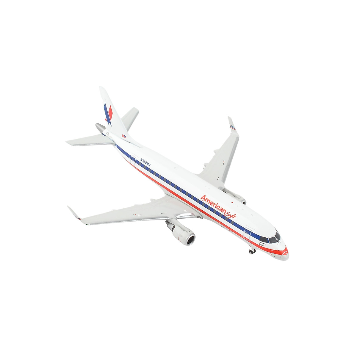 GeminiJets GJAAL2056 American Eagle Embraer 170-100STD Retro Livery N760MQ; Scale 1:400