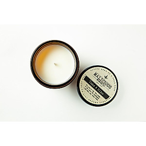 Malicious Women Co - Taurus Zodiac Soy Candle, 9oz, Handmade Organic Wax, Fig, Cedar & Moss Scent, Astrology Gift for Women, Natural Candle, Vegan, Clean Burning, Aromatherapy, Relaxation, Home Décor