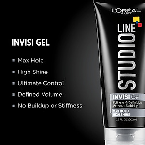 L'Oreal Paris Studio Line INVISI Gel, Strong Hold 6.80 oz