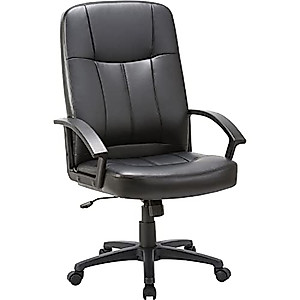Lorell Executive Chair, High-Back, Black