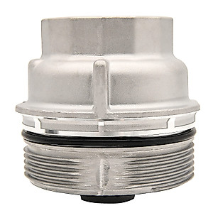 Oil Filter Housing Cap Assembly, Compatible with Toyota Avalon Camry Highlander RAV4 Sienna Tacoma Venza, ES300h RC350 RX350,Scion tC,Replace 15620-36020,15620-36010,15643-31050
