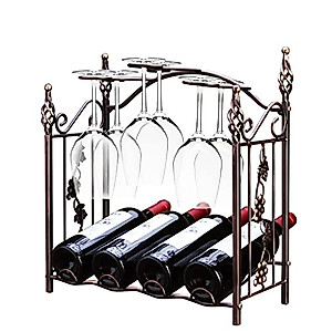 DOUBA European Style Wine Rack Goblet Rack Kitchen bar Wine Glass Display Storage Rack Home Decoration