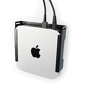 New for MacMini PC Wall Mount Under Desk Holder Bracket, Compatible with for Apple Mac Mini M1 M2 Pro M3 2022 2023 A1347 Desktop Computer, Enhanced Full Steel Two Modes Support Stand Rack