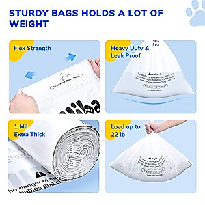 Bilibara Litter Box Liner Bag Compatible with Cat Litter Robot 3, 60 Pack - Extra Thick Waste Bags for Self-Cleaning Pet Kitty Litter Box Drawer Liners, 9-11 Gallons Home/Kitchen Trash Bags