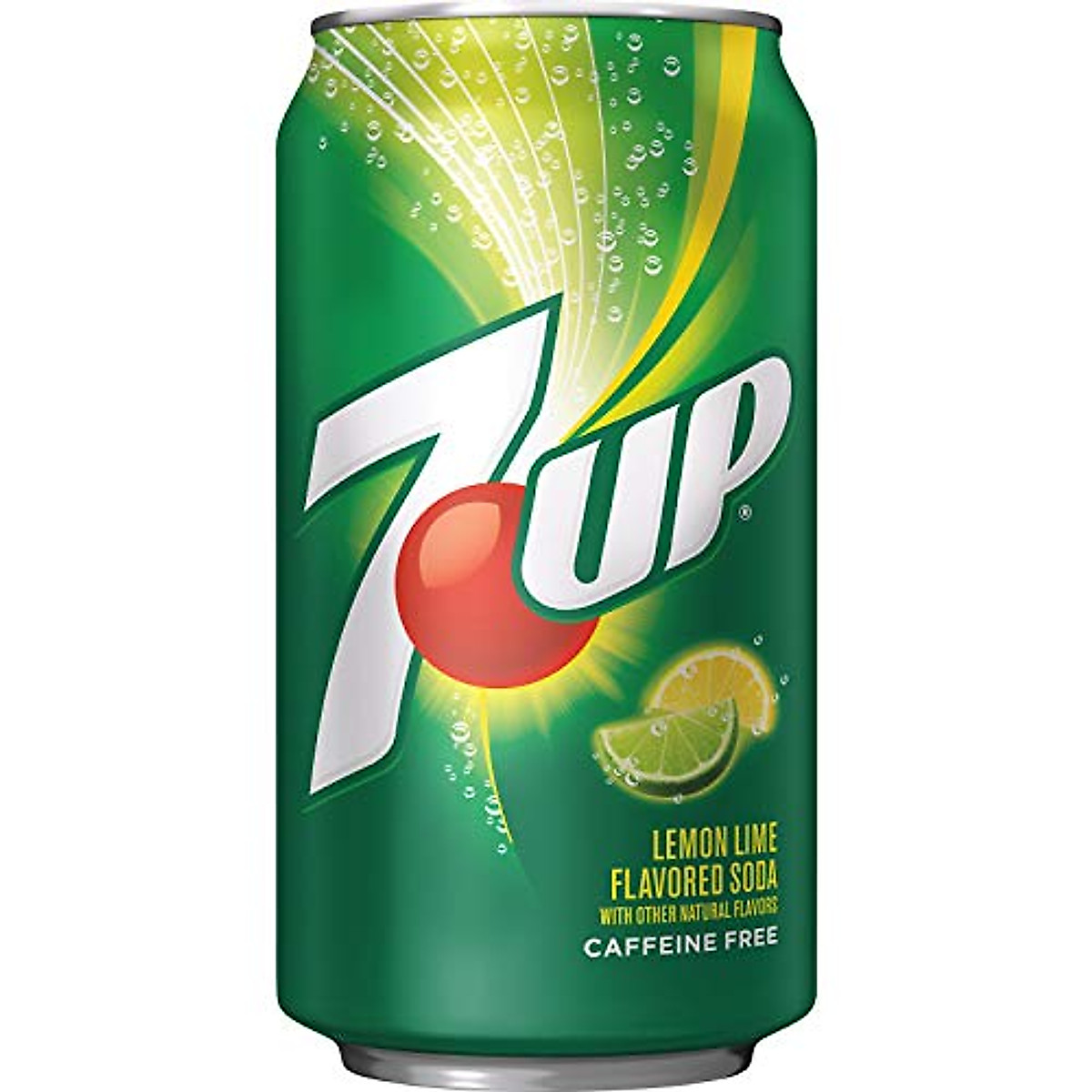 7UP Lemon Lime Soda, Naturally Flavored and Caffeine Free, 12 Fl Oz (Pack of 12)