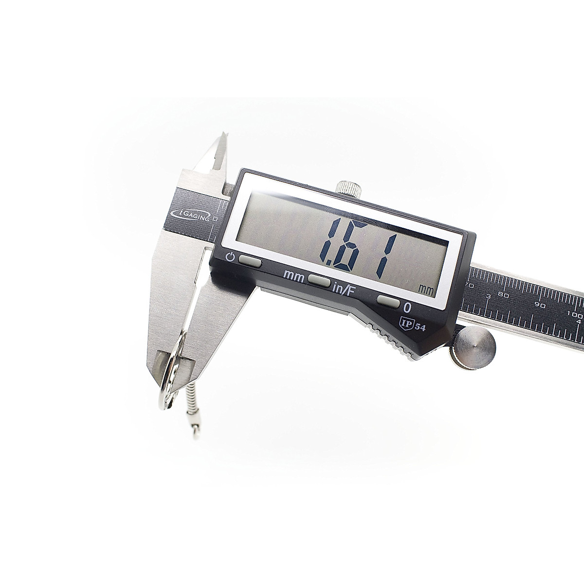 Key Chains Snake Chain with Snap End and Jump Ring for Craft Findings - Pack of 50