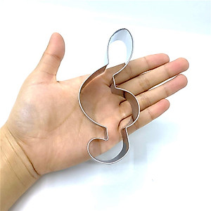 LILIAO G Clef Cookie Cutter Music Biscuit Fondant Cutter - 2.1 x 4.3 inches - Stainless Steel