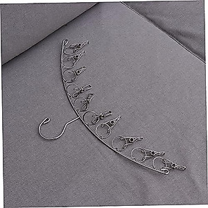 Alipis 4 Packs Drip Hanger Clothes Hanger Clothes Clips Laundry Drying Rack Laundry Hanger Windproof Socks Rack Clothespin