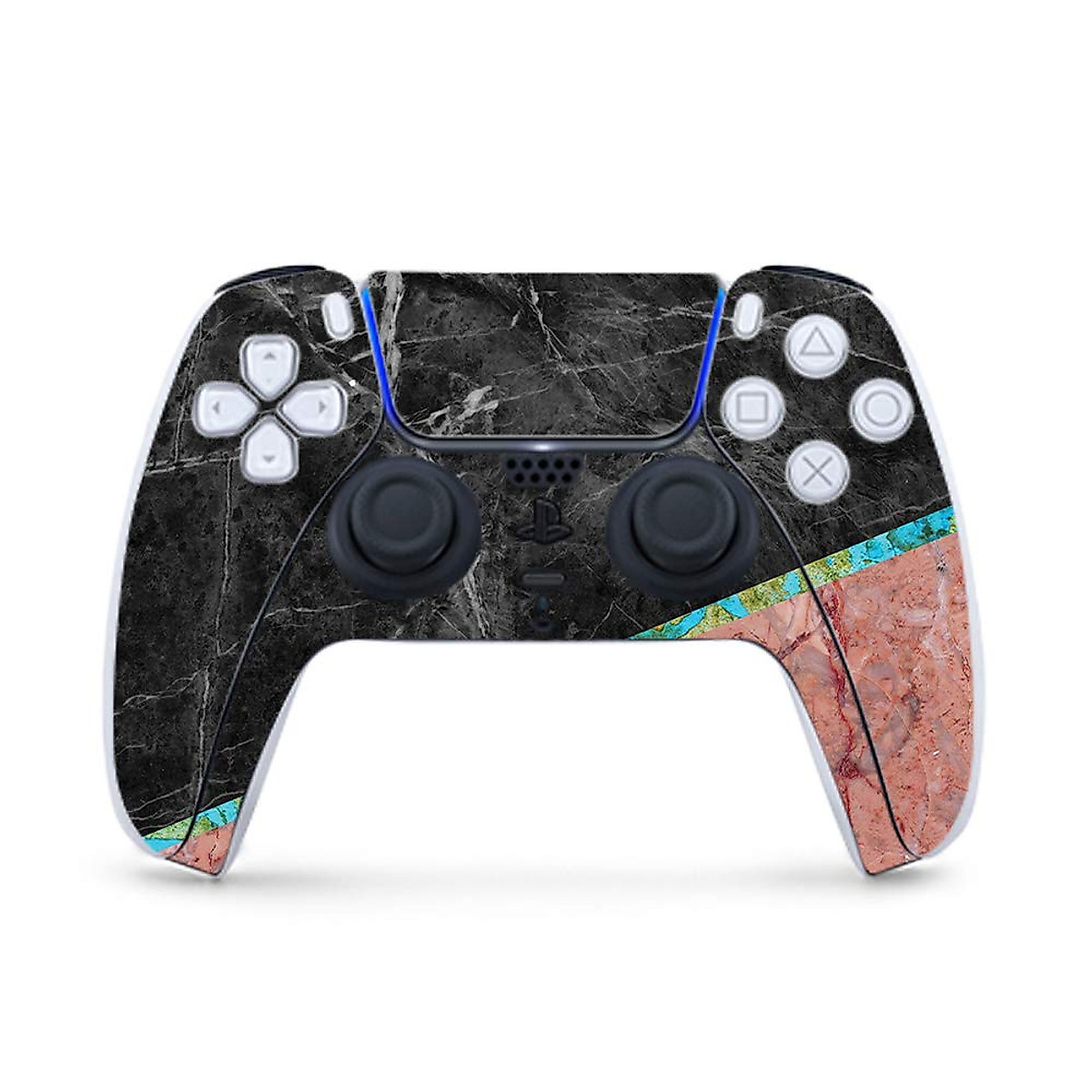 MightySkins Gaming Skin for PS5 / Playstation 5 Controller - Cut Marble | Protective Viny wrap | Easy to Apply and Change Style | Made in The USA
