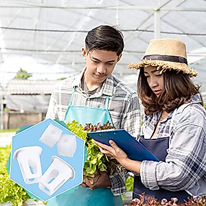 50 Sets of Hydroponic Garden Growing System Accessories Includes 50 Planting Baskets 50 Plant Growth Sponges Compatible with Most Hydroponic Garden Planting Systems