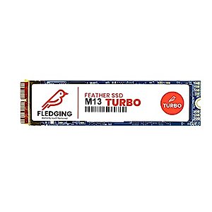 Fledging 2TB Turbo Feather M13 PCIe NVMe Gen 3.0x4 SSD Upgrade –DIY kit & OS Included– Compatible with Apple MacBook Air (2013-2015) & Pro (2013-2016), Mac Mini (2013) & Pro (2014), iMac (2013-2019)