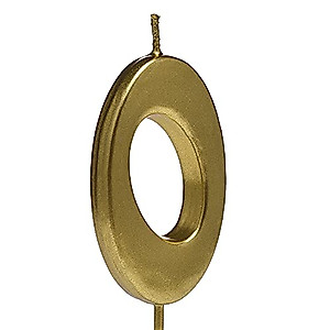 Gold 90th Birthday Candles,Number 90 Cake Topper for Party Decoration