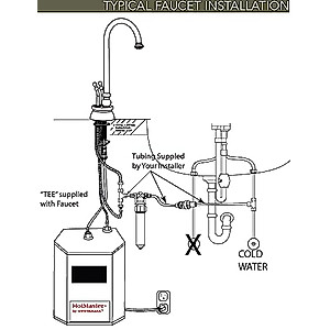 Westbrass DT1F272-12 Develosah 9" 2-Handle Instant Hot and Cold Water Dispenser Faucet with HotMaster DigiHot Digital Tank System, Oil Rubbed Bronze