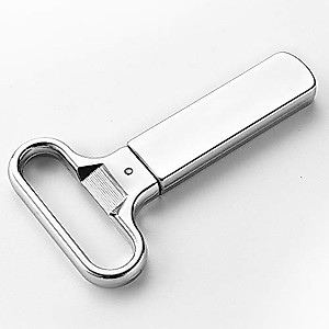 JXS Steel Heavy Two-Prong Cork Puller with Cover, Cork Remover Fantastic Way to Open a Wne Bottle Wine Opener