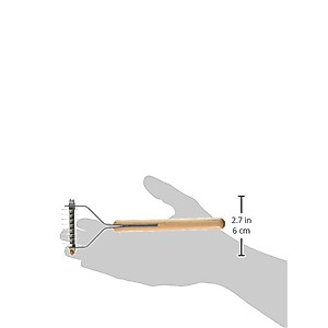 William Hunter Equestrian Unisex's Smart Manes Coarse Thinning Comb-White, 3-Inch