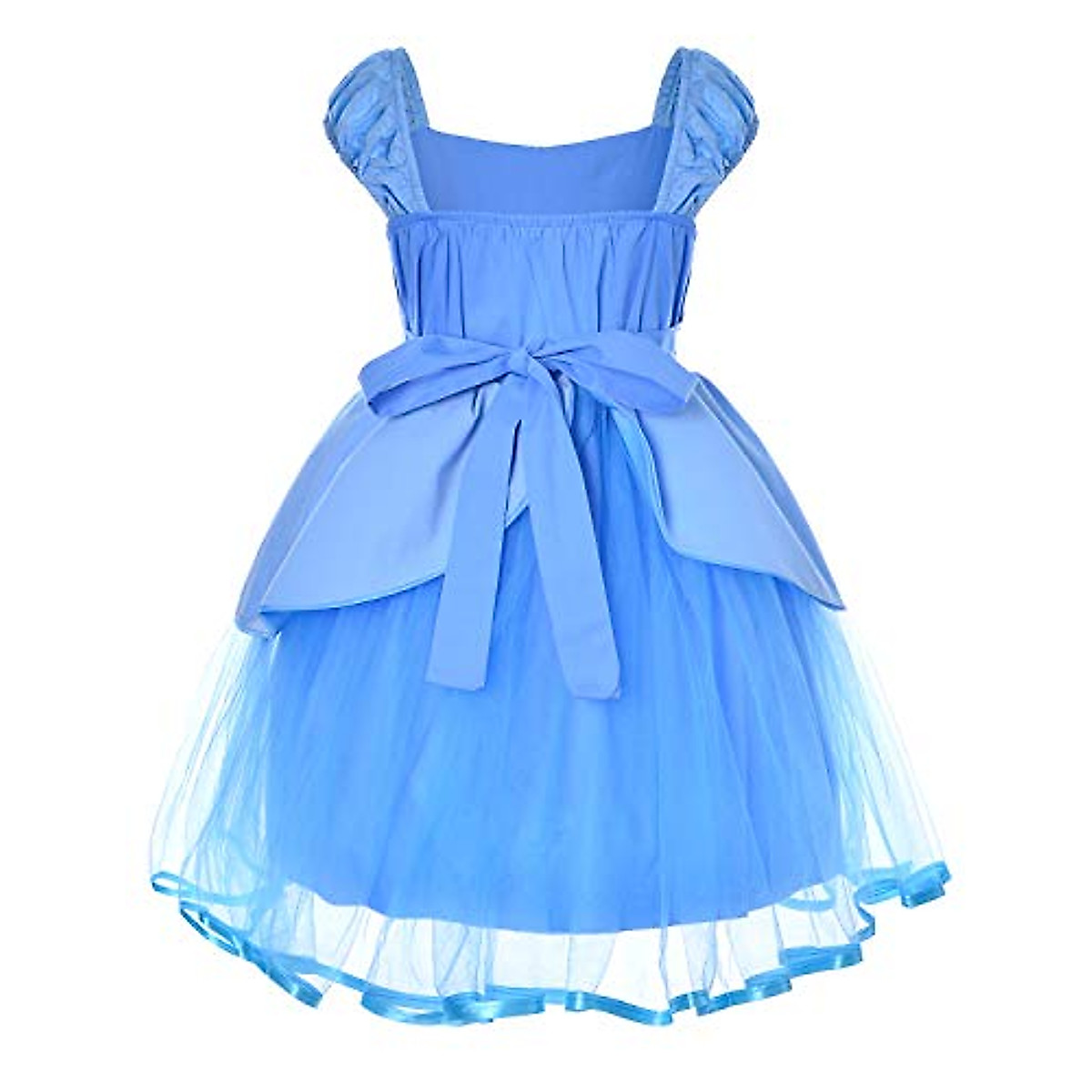 Party Chili Princess Fairy Costume Toddler Girls Birthday Dress Up with Tiara (2T 3T)