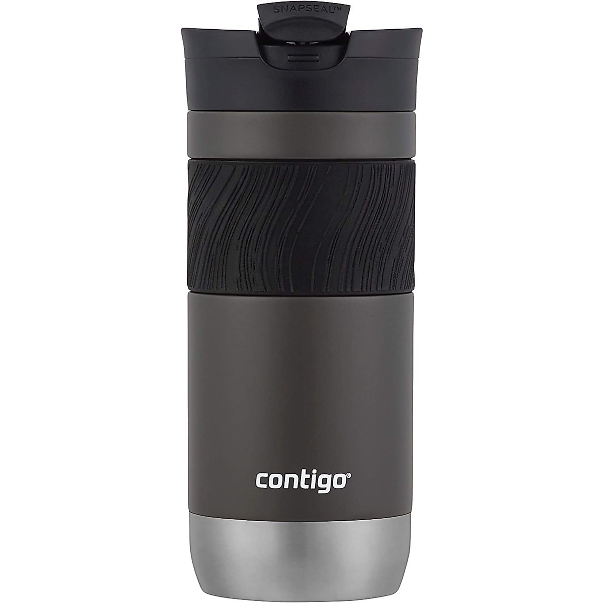 Contigo Byron 2.0 Stainless Steel Insulated Travel Mug - 2 Pack, 16 oz - With SnapSeal Lid and Grip - 6 Hours Hot, Ideal for Coffee and Tea - Blue Corn & Sake
