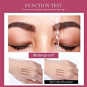PASNOWFU Clear Eyebrow Setting Gel, 2 PCS Brow Fix Gel, Waterproof And Sweat-Proof Eyebrow Repair Liquid Brows Styling Beauty Salon Home Use Makeup