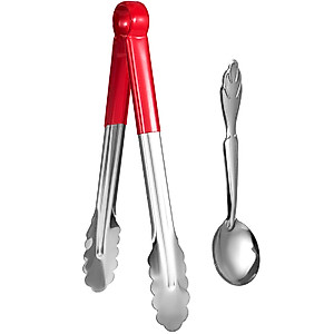 VEVOR 8 Quart Stainless Steel Complete Rectangular Chafers for Catering Buffet Warmer Set with Folding Frame, 4 Packs, Sliver…