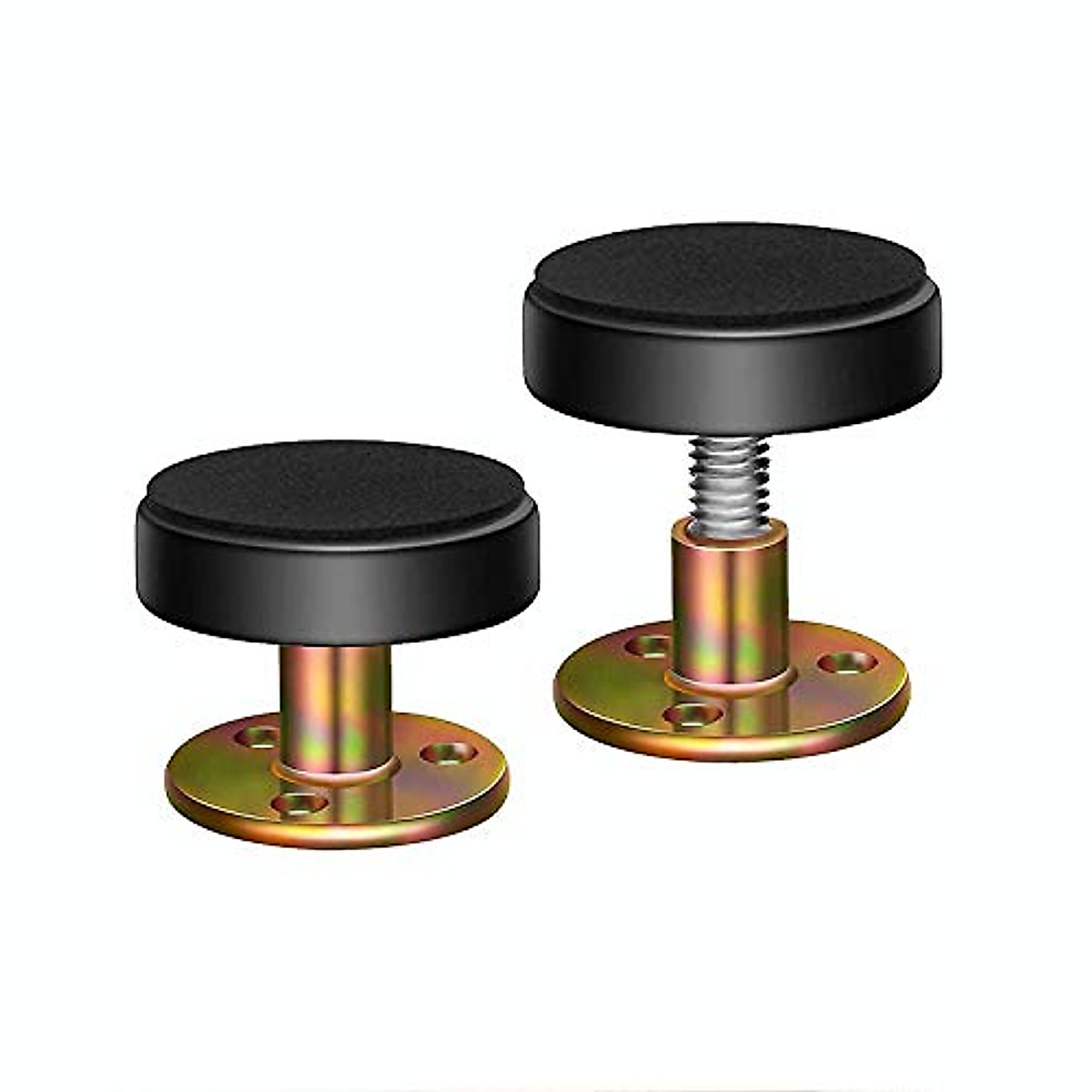 Y-WIN Bed Frame Anti-Shake Tool Adjustable Anti-Shake Fixer Headboard stoppers for Room Wall  Beds Cabinets Sofas,Allow Bed to Be Stationary Easy Install 2PCS