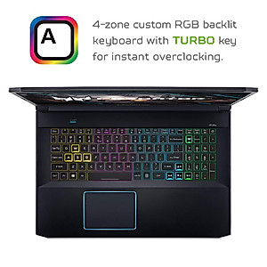 Acer Predator Helios 300 Gaming Laptop, Intel i7-10750H, NVIDIA GeForce RTX 2070 Max-Q 8GB, 17.3" FHD 144Hz 3ms IPS Display, 16GB Dual-Channel DDR4, 1TB NVMe SSD, WiFi 6, RGB Keyboard, PH317-54-70Z5