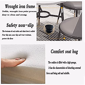 Office Business Hotel Lobby Dining Table Set, Business Coffee Table Office Table and Chair Set, Office Table and Chair Set Creative Round Table Study Living Room Bedroom Home Company Company Shop Rece