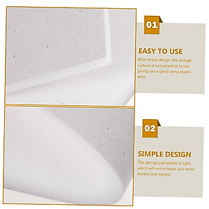 LIFKOME 3pcs Box Ring Tray Core Ornament Earrings Accessory Tray Ring Display Pads Sponge Ring Insert Hoop Earring Jewelry Sponge Insert Holder Velvet Jewelry Cushion Travel Accessories