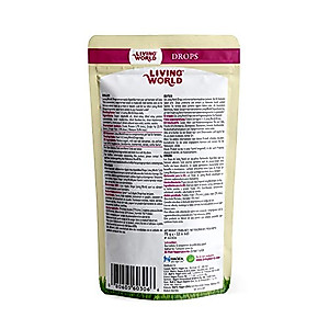 Living World Drops Hamster Treat, 2.6-Ounce, Field Berry