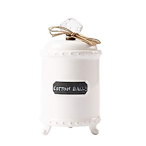 Mud Pie Large Circa Chalkboard Label Bath Canister