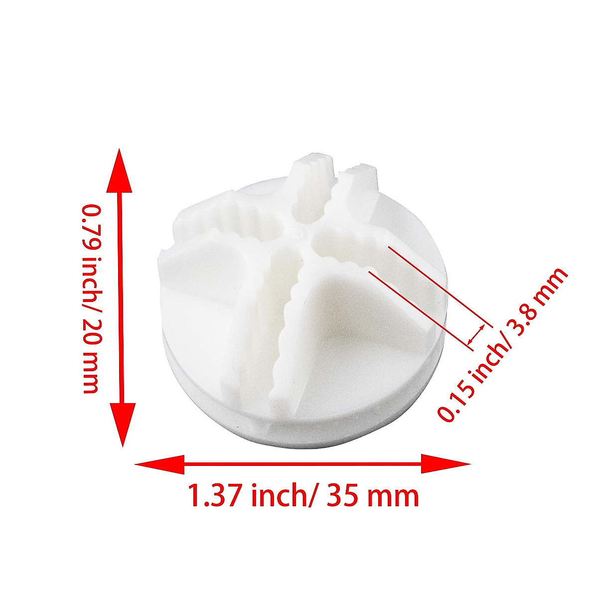 AUXBC 40PCS Cube Connectors Plastic Storage Wire Cube Connectors ABS Connectors Organizer for Modular Closet Storage Organizer, Wire Shelving, Wardrobe, Shoe Rack Clips, Pet Carrier, White