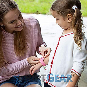 RiptGear Mosquito Bracelets - 15 Pack of Mosquito Bracelets for Kids and Adults, Insect Bracelet, Citronella Wristband - DEET Free Mosquito Wristbands, Camping Accessories