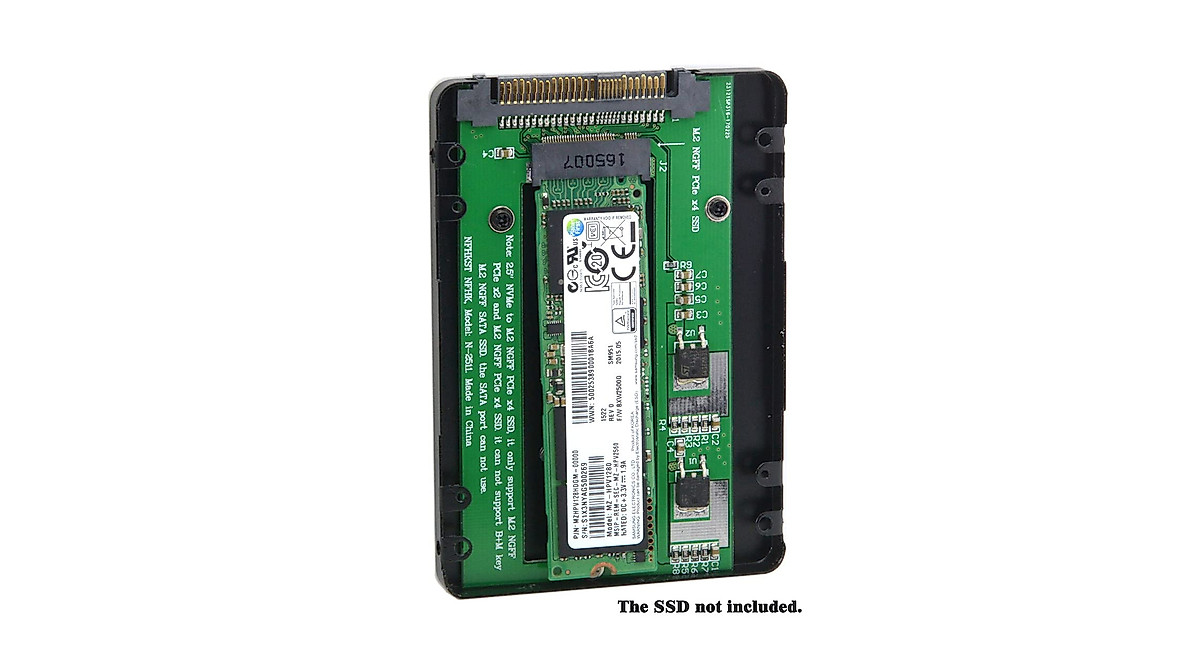 NFHK SFF-8639 NVME U.2 to NGFF M.2 M-Key PCIe SSD Case Enclosure for ...