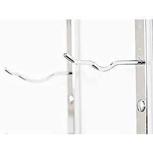 VintageView W Series Wine Rack 7 - Single Stack, Metal Wall Mounted Wine Rack - Modern, Easy Access Wine Storage - Space Saving Wine Rack with 21 Bottle Storage Capacity (Chrome Luxe)