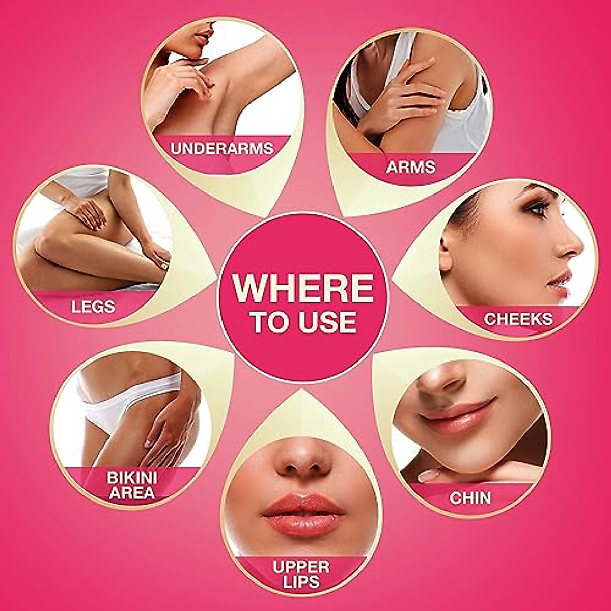 VEET Sugar Wax Hair Remover - Perfect for First Time Waxers - Contains 12 Fabric Strips & 1 Spatula with a Temperature Indicator 8.45 Ounce (Pack of 1)