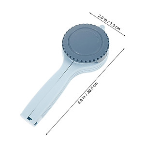 Hemoton 2Pcs Snack Bag Sealing Clips with Pour Spout,Reusable Food Storage Clamps for Chips and Snacks,Chip Bag Clip Airtight Bag Clip,Plastic Food Sealer Clips for Easy Pouring