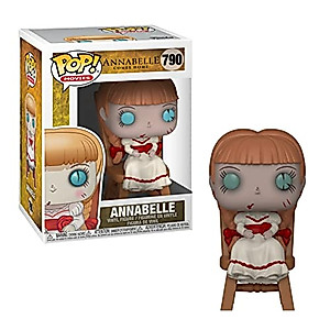 Funko The Conjuring: Annabelle - Annabelle in Chair Pop! Vinyl Figure (Bundled with Compatible Box Protector Case), Multicolor, 3.75 inches