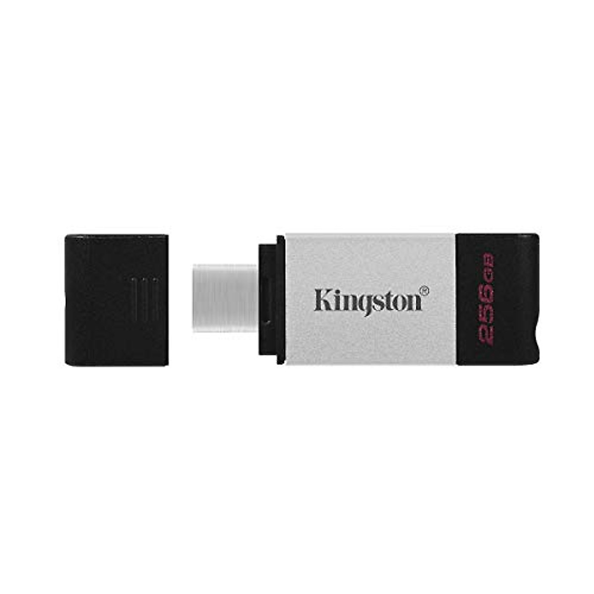 Kingston DataTraveler 80 256GB USB Type-C Flash Drive (DT80/256GB), Metal