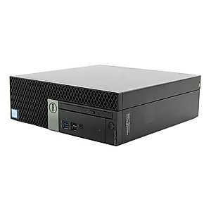 Dell 5050 Business Small Desktop Computer - Quad Core Intel i5 7th Gen, 16GB RAM, 256GB SSD, New Keyboard, Mouse, WiFi Adapter, Windows 10 Professional (Renewed)