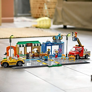 LEGO City Shopping Street 60306 Building Kit; Cool Building Toy for Kids, New 2021 (533 Pieces)