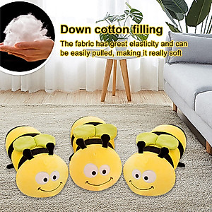 CHELEI2019 17.7" Bee Stuffed Animal,Soft Yellow Bumble Bee Hug Pillow Plush Doll,Gift for Kids