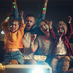 Tattoos for Kids 30 Sheets Glow in the Dark Tattoos for Kids, Luminous Kids Tattoos Temporary for Boys and Girls, Glow in the Dark Party Supplies, Fake Tattoos Kids, Birthday Party Favors for Kids 3+