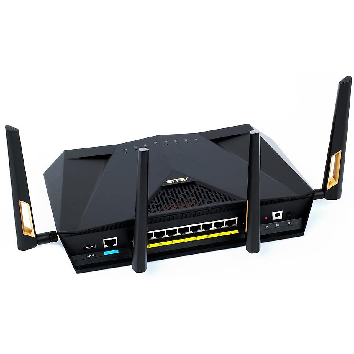 ASUS AX6000 WiFi 6 Gaming Router (RT-AX88U) - Dual Band Gigabit Wireless Router, 8 GB Ports, Gaming & Streaming, AiMesh Compatible, Included Lifetime Internet Security, Adaptive QoS, MU-MIMO